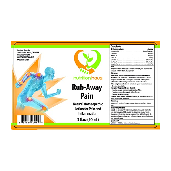 Rub-Away Pain | An All-Natural & Homeopathic Pain Relief Cream ...